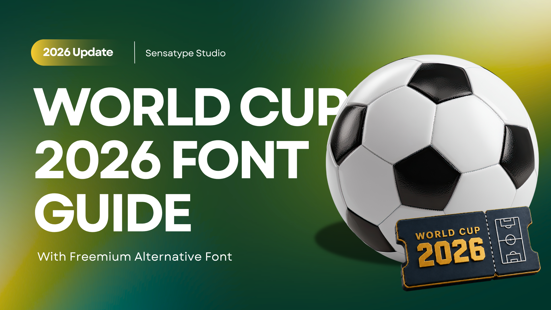 What Font Is The World Cup 2026